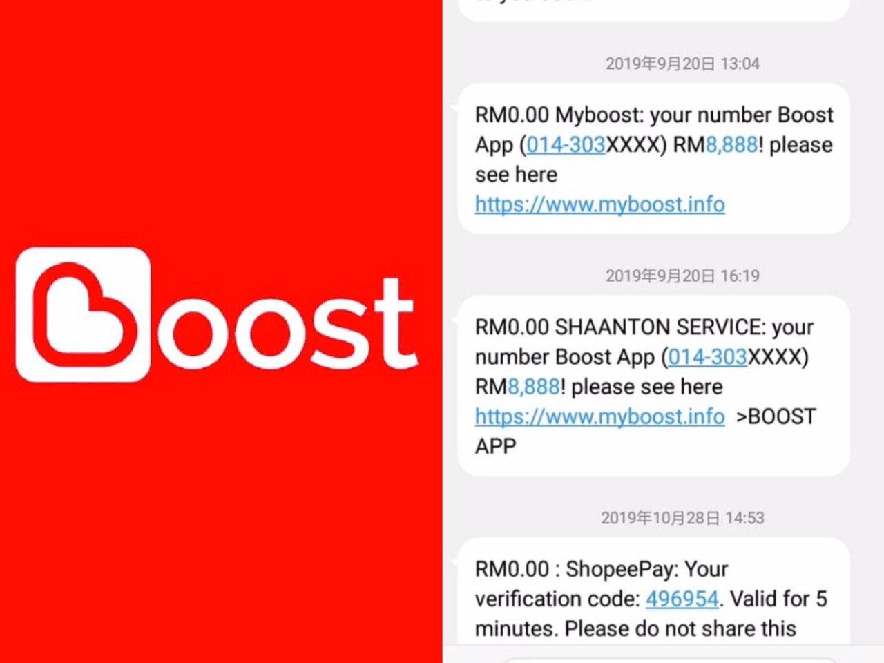 Penipuan dalam talian mendakwa sebagai Boost: Mesej palsu kepada ...