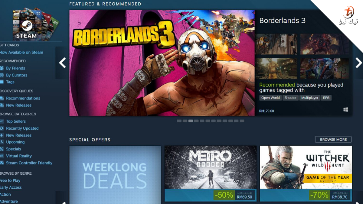 Harga "game" dalam Steam untuk pasaran Malaysia naik sehingga 42% ...