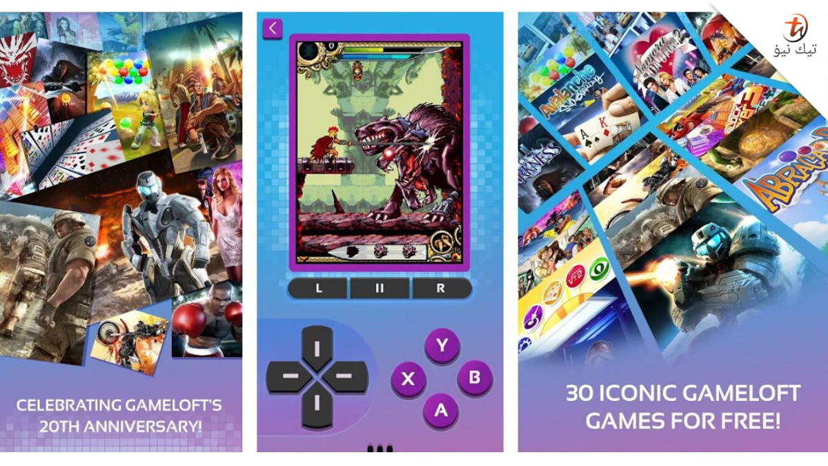 Gameloft tawarkan 30 'game' percuma sempena ulang tahun ke-20 - TechNave BM