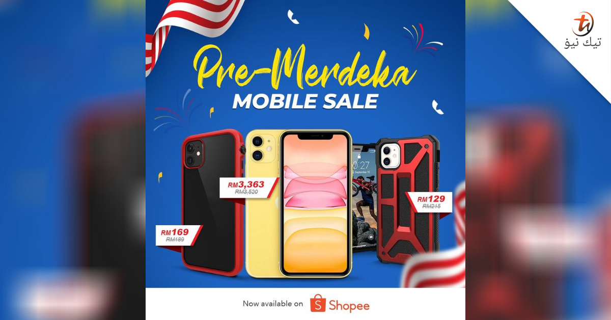 Shopee anjurkan promosi telefon pintar khas sempena musim kemerdekaan ...