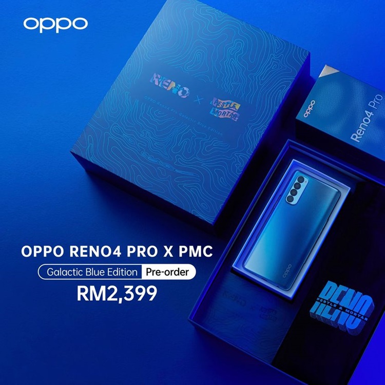 OPPO Reno4 Pro Edisi Galactic Blue rasmi di Malaysia: Pra-tempah ...