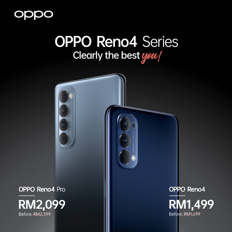 OPPO umum harga baru untuk siri OPPO Reno4: Potongan harga hingga RM200 ...