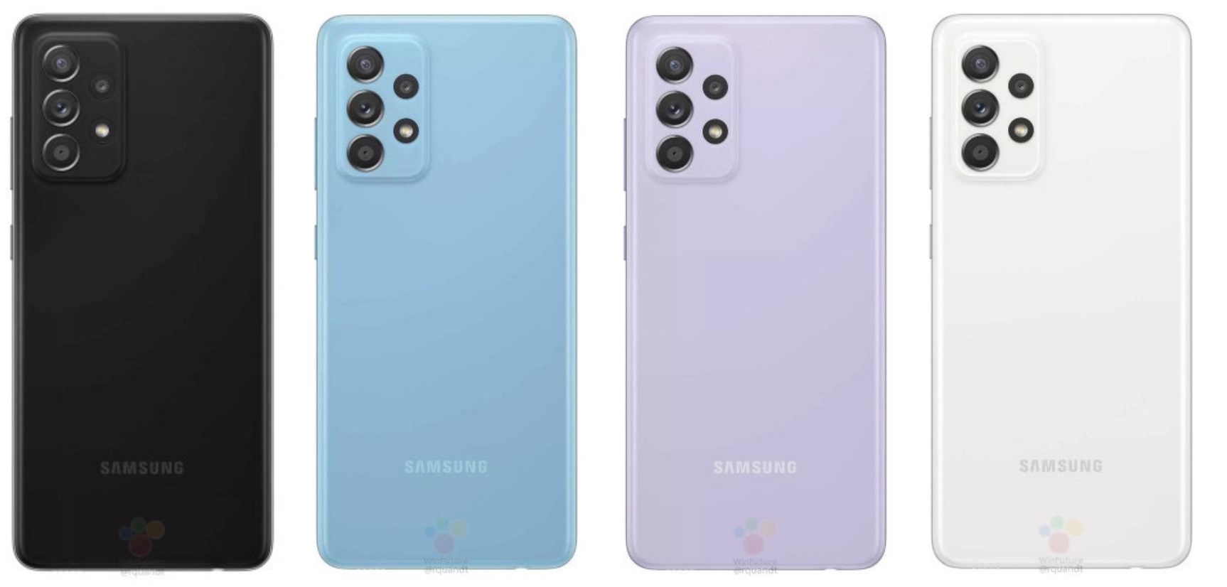 Harga dan warna Samsung Galaxy A52 tertiris, terdiri daripada 4 warna ...