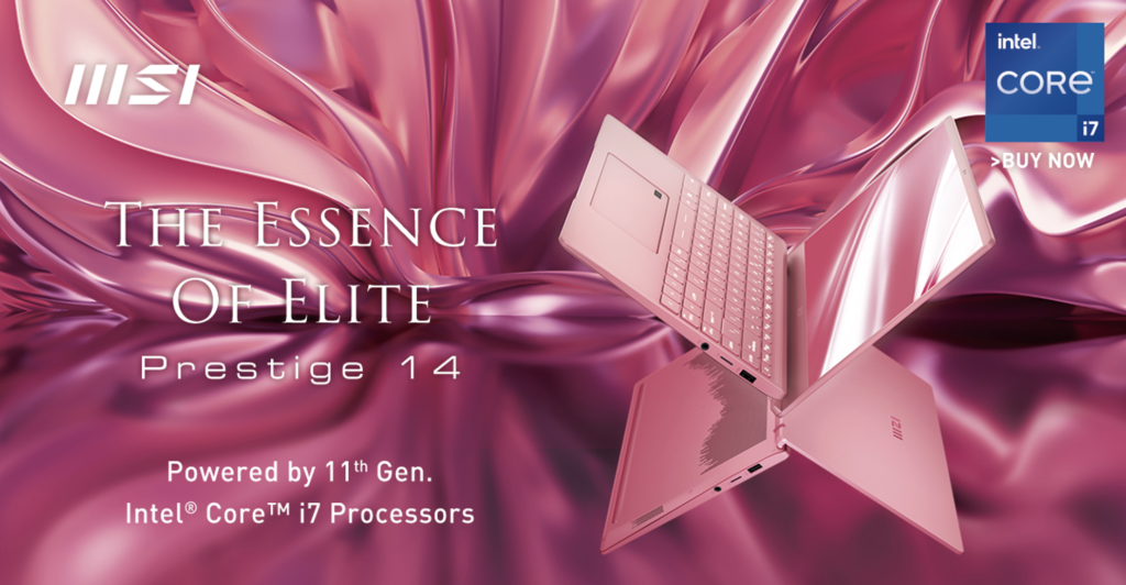 MSI Prestige 14 Rose Pink edisi terhad 2021 dilancar, bawa gaya dan ...