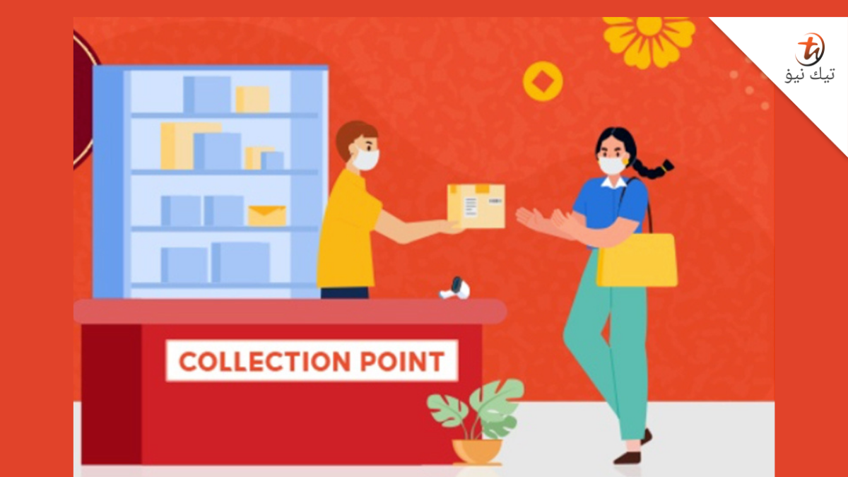 Anda boleh pilih "self-collection" pada aplikasi Shopee secara percuma ...