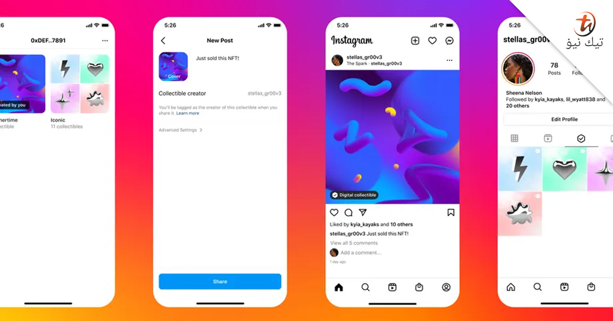 Instagram mula uji sokongan NFT dengan sekumpulan kecil pencipta ...
