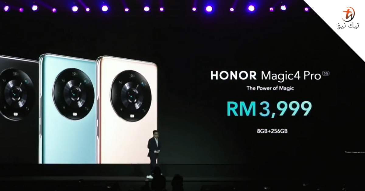 HONOR Magic4 Pro dilancar di Malaysia: SD 8 Gen 1, OLED 6.81" 120Hz, cas wayarles 100W berharga ...