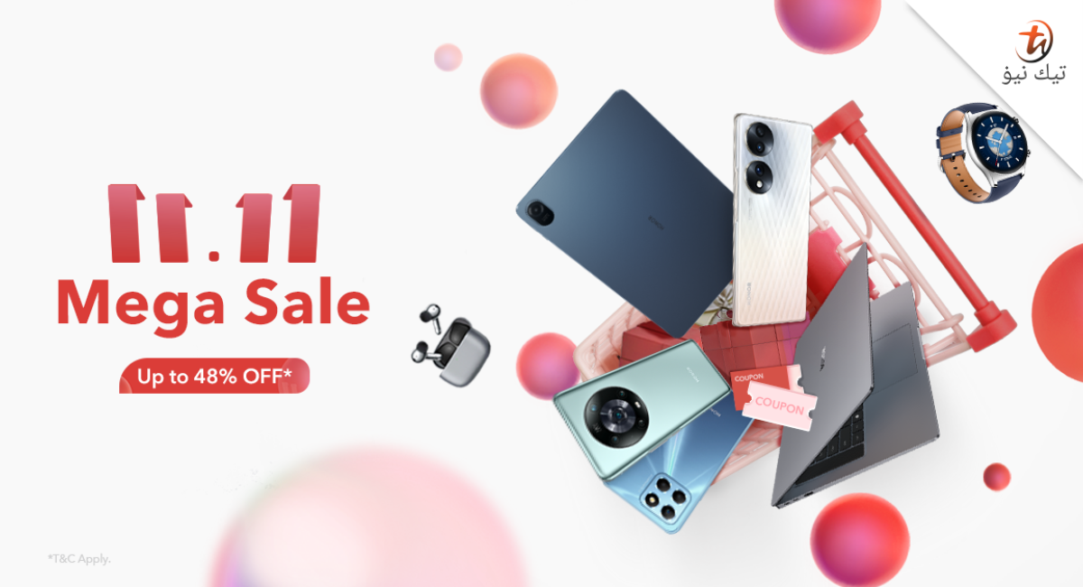 Jualan Mega 11.11 HONOR: Tawarkan diskaun sehingga RM920 dan peranti ...