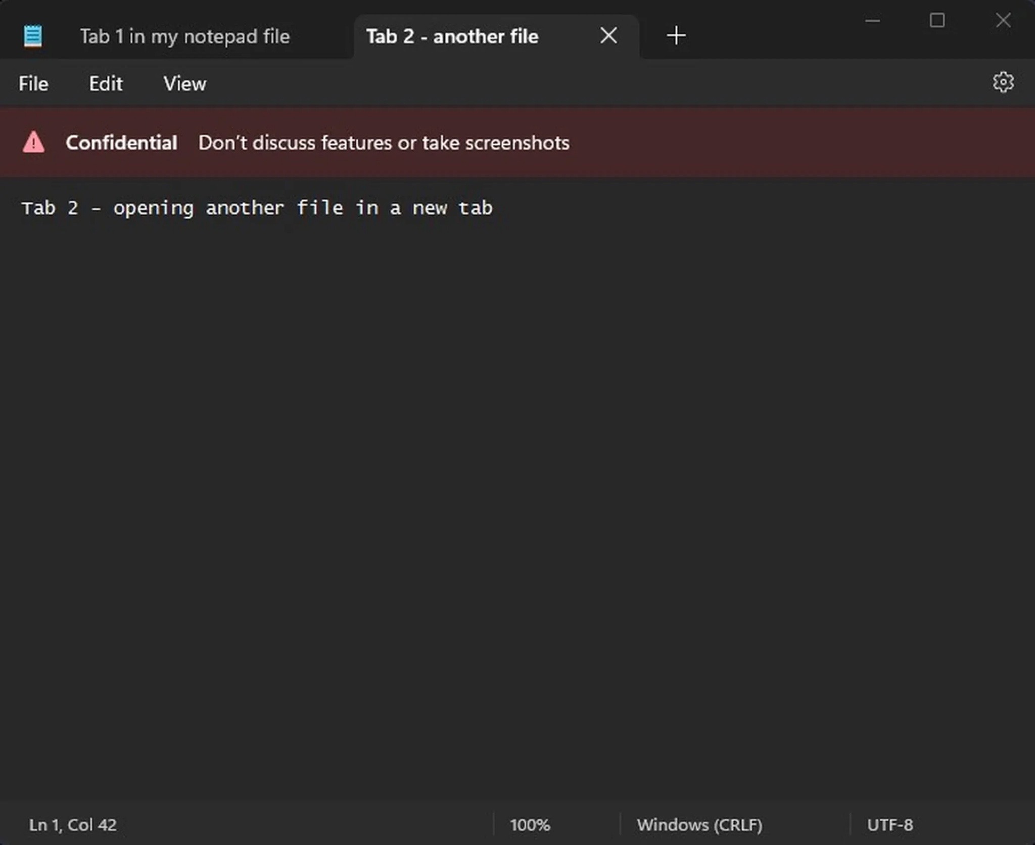 Pekerja Microsoft tidak sengaja dedahkan ciri Tab pada aplikasi Notepad ...