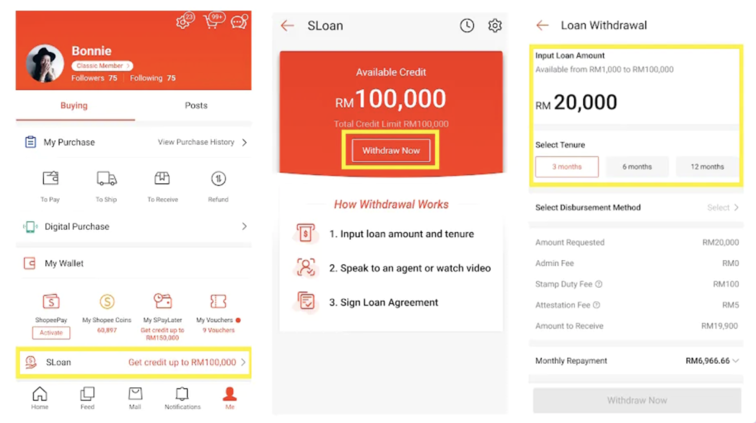 Shopee SLoan beri pinjaman digital sehingga RM100,000 untuk beberapa ...