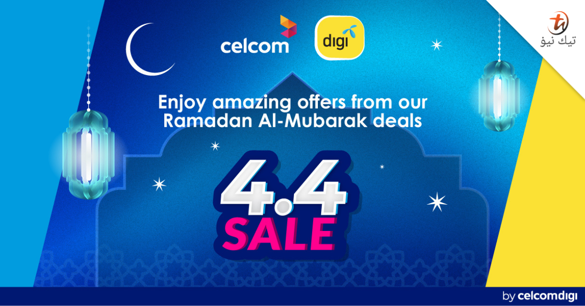 CelcomDigi tawarkan data internet 44GB serendah RM9 sempena promosi 4.4 ...