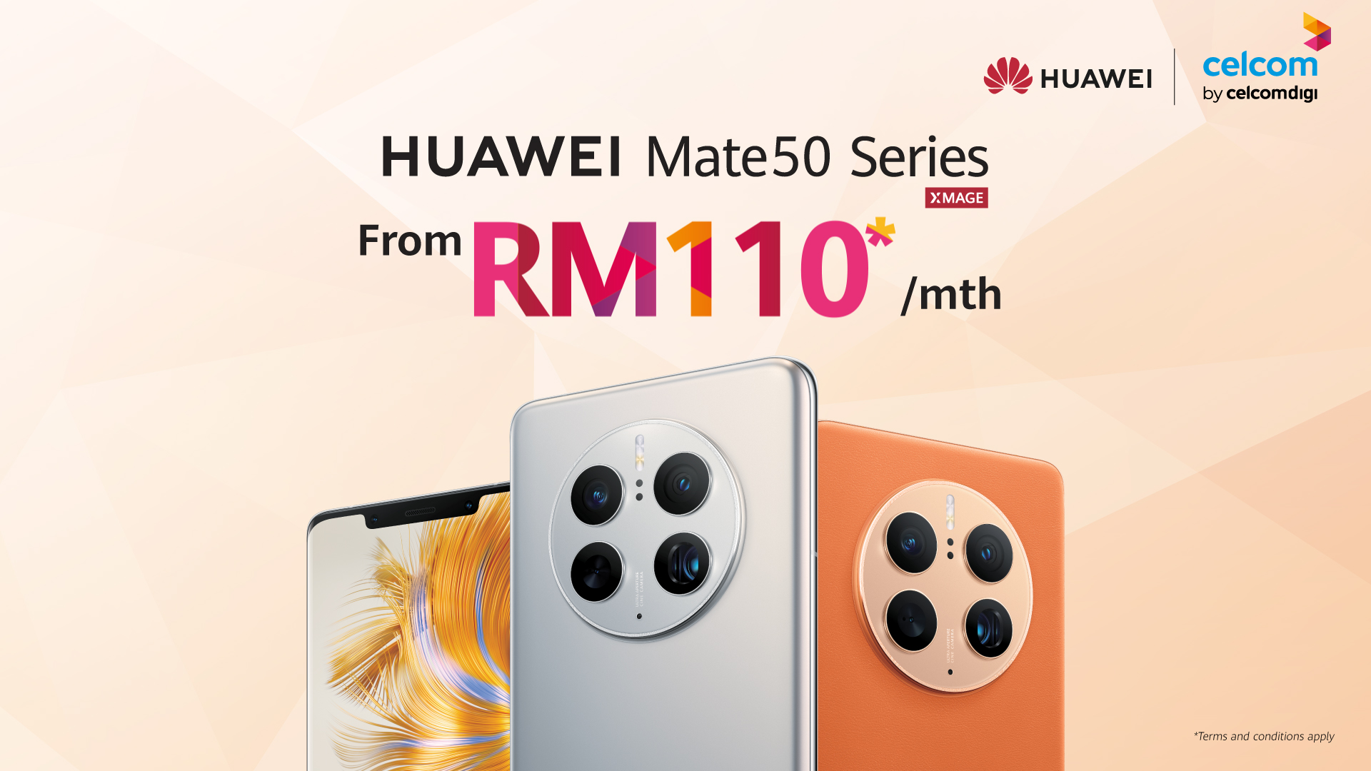 HUAWEI kerjasama dengan Maxis dan Celcom: Pembelian siri Mate50 ...