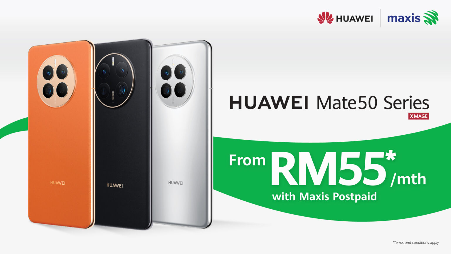 HUAWEI kerjasama dengan Maxis dan Celcom: Pembelian siri Mate50 ...