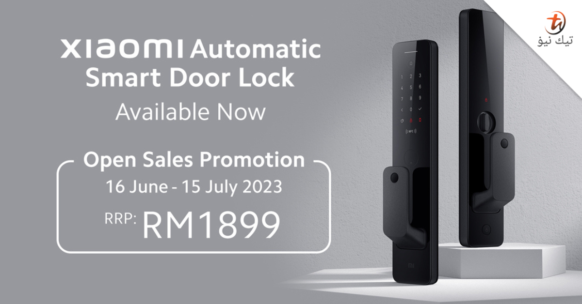 Xiaomi Automatic Smart Door Lock dilancar di Malaysia, kunci pintu ...