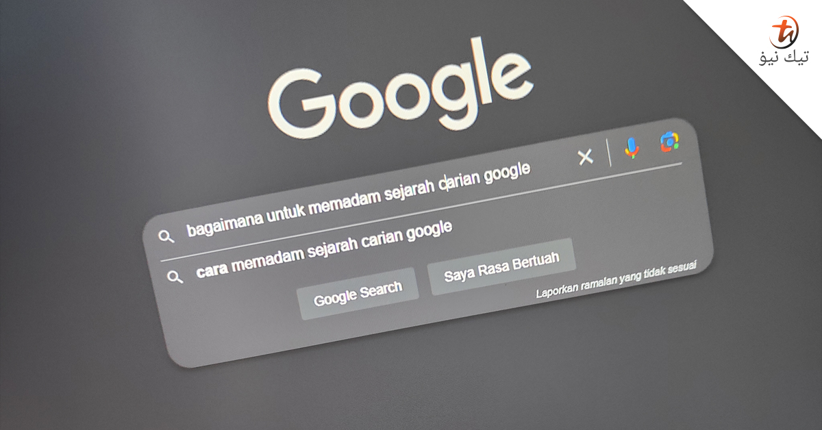 Ini cara memadam sejarah carian Google anda pada peranti iPhone ...