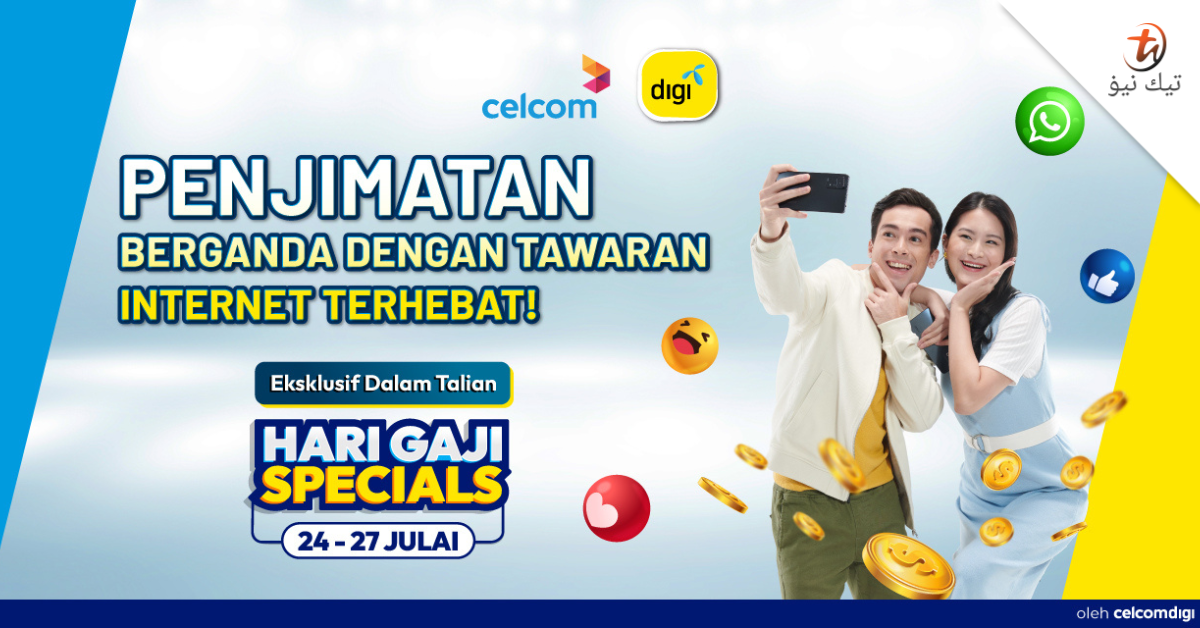 CelcomDigi tawarkan internet 15GB serendah RM15 dan banyak lagi sempena ...