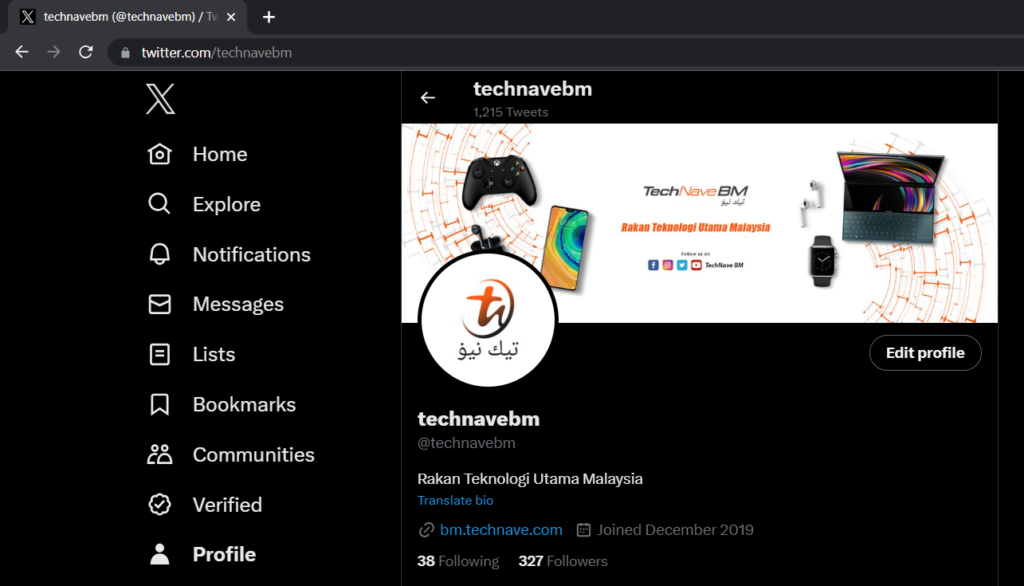 Logo Twitter versi web ditukar kepada ‘X’, gantikan logo burung biru ...