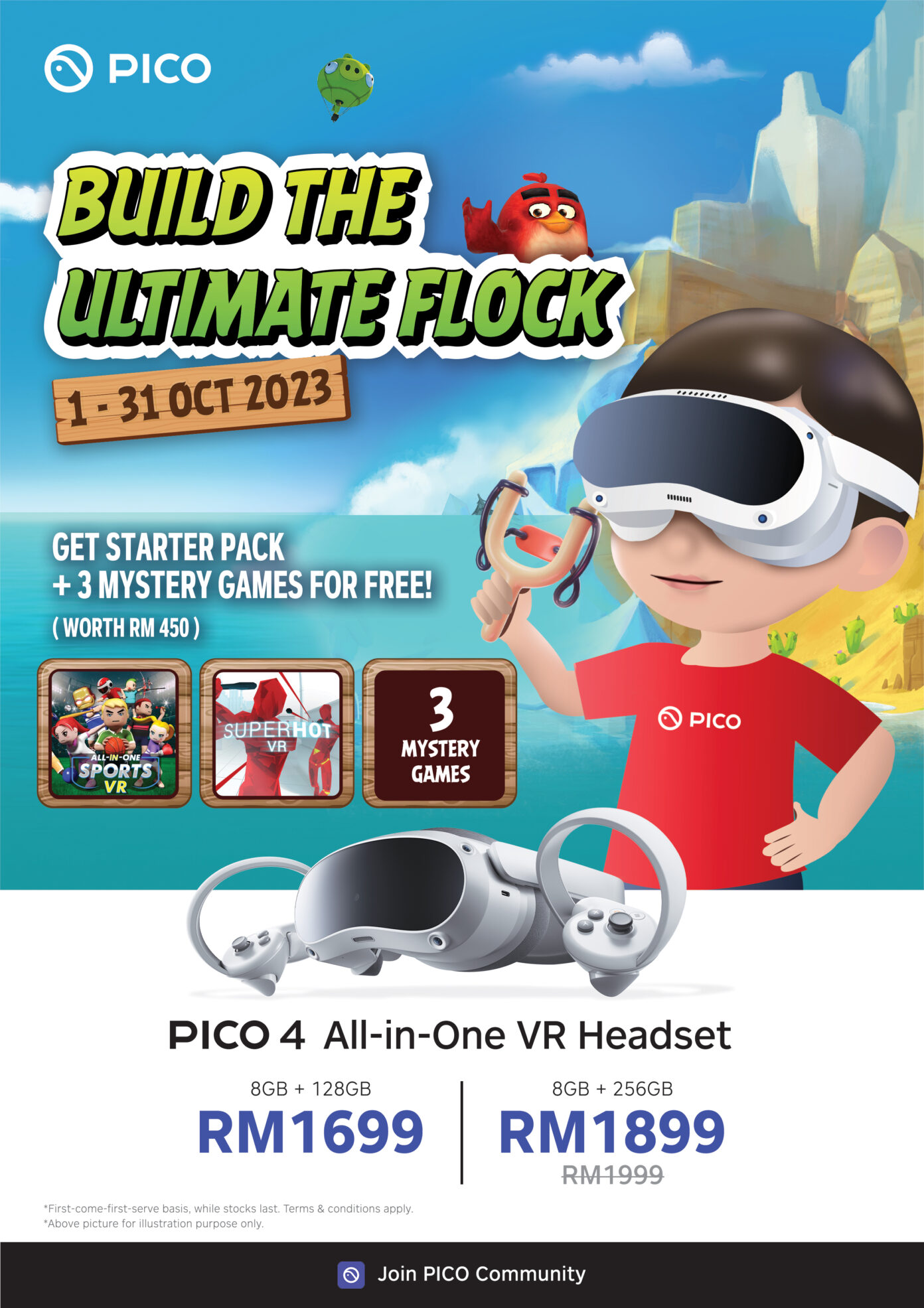 PICO Store tawarkan diskaun 40% untuk Angry Bird VR: Isle of Pigs ...