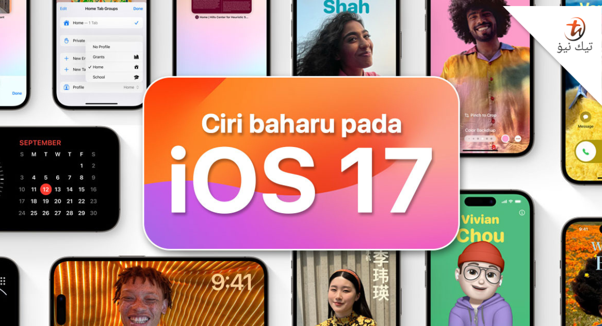 Ciri dan fungsi yang anda perlu tahu pada kemas kini iOS 17 - TechNave BM
