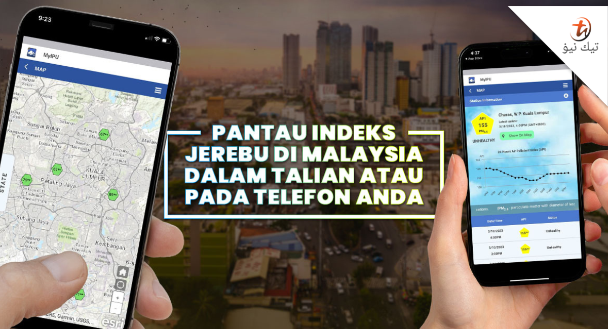Ini cara untuk pantau indeks jerebu di Malaysia dalam internet atau ...