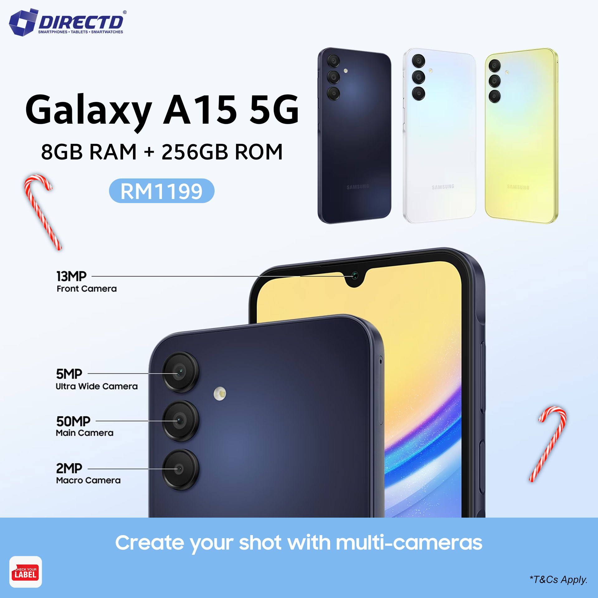 Samsung Galaxy A15 dan A15 5G rasmi di Malaysia, miliki skrin Super ...