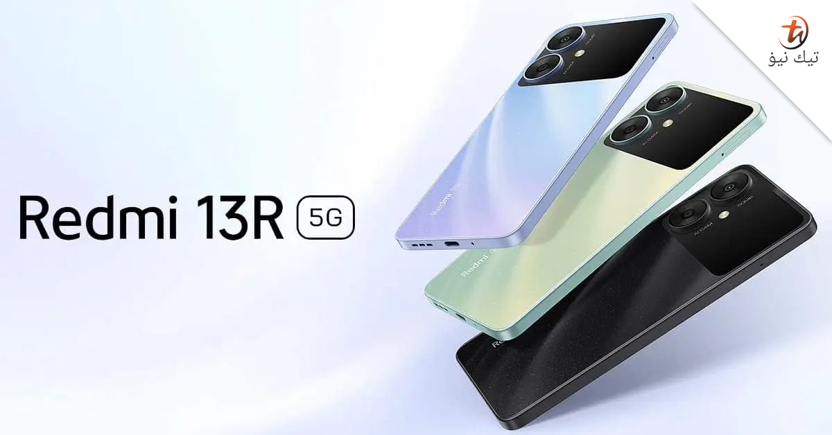 Redmi 13R 5G rasmi dengan Dimensity 6100+, kamera AI 50MP berharga ...