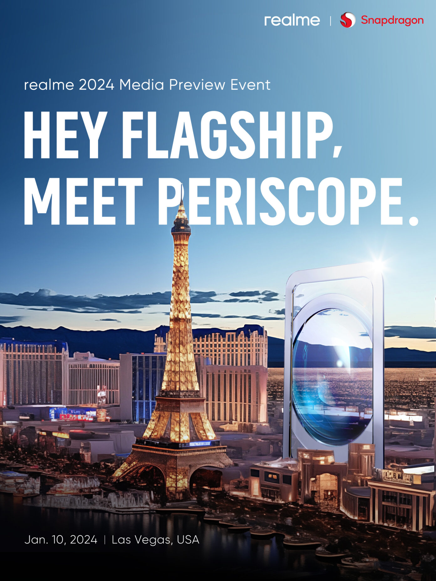 realme bakal umumkan telefon dengan telefoto periskop di CES 2024 ...