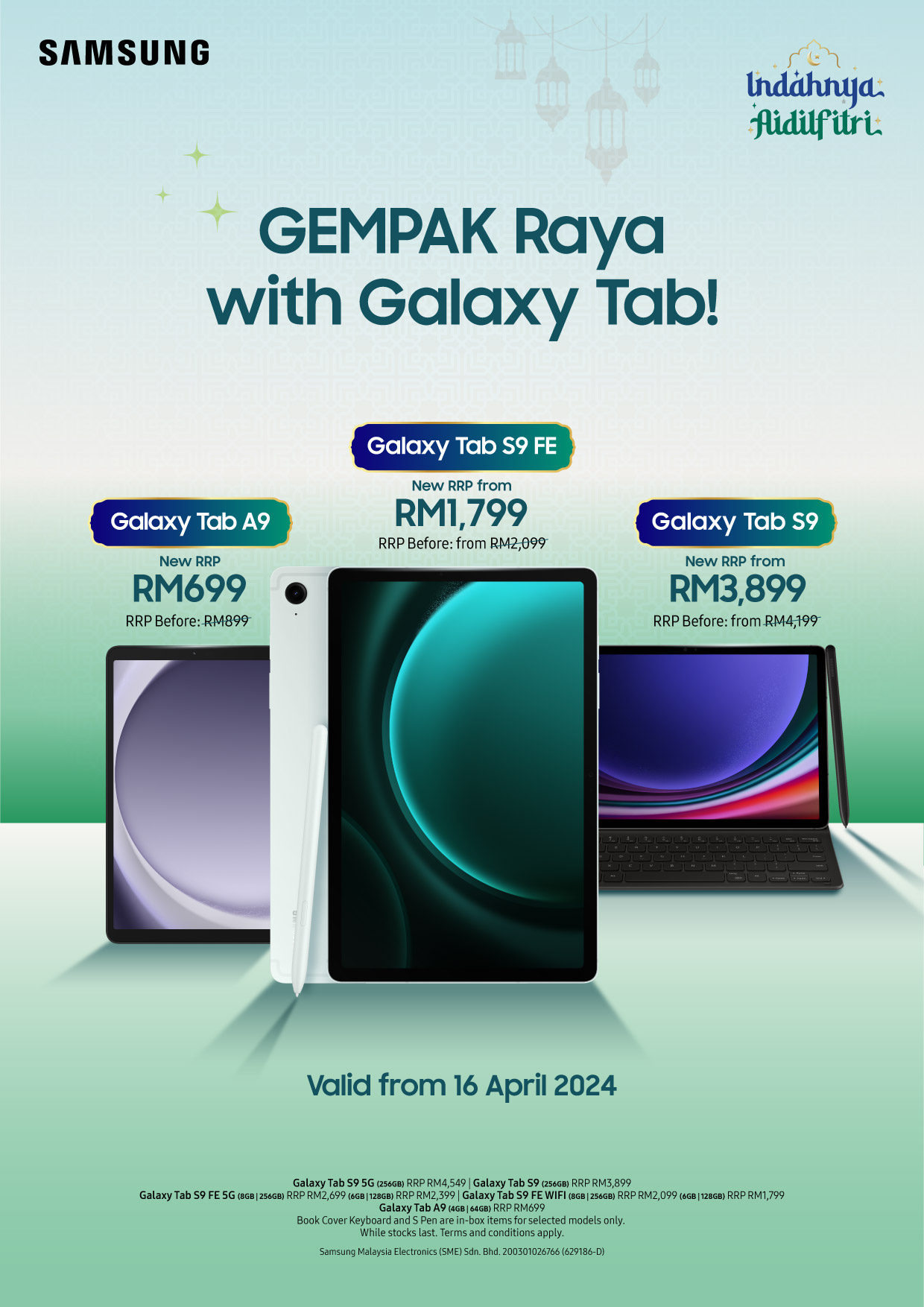 Siri Samsung Galaxy Tab A9 kini berharga bermula RM699! - TechNave BM