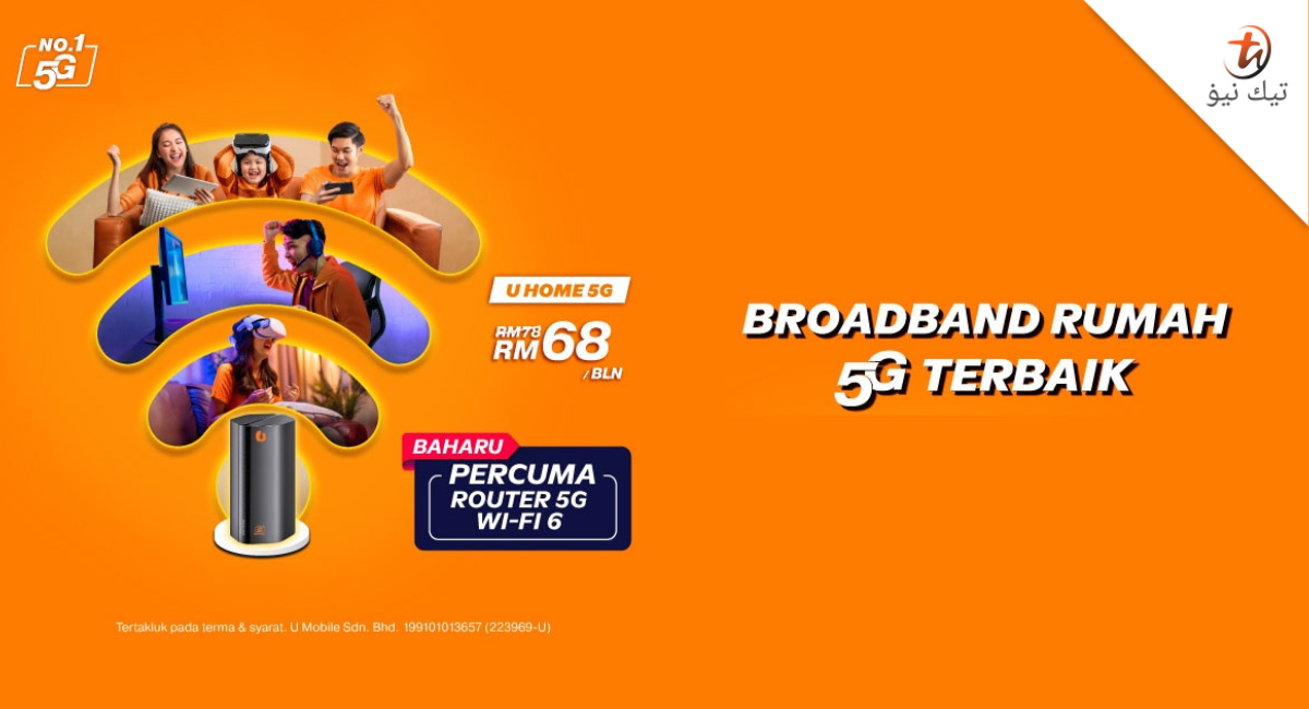 Tingkatkan sambungan rumah anda dengan U Home 5G dan Router 5G Wi-Fi 6 ...