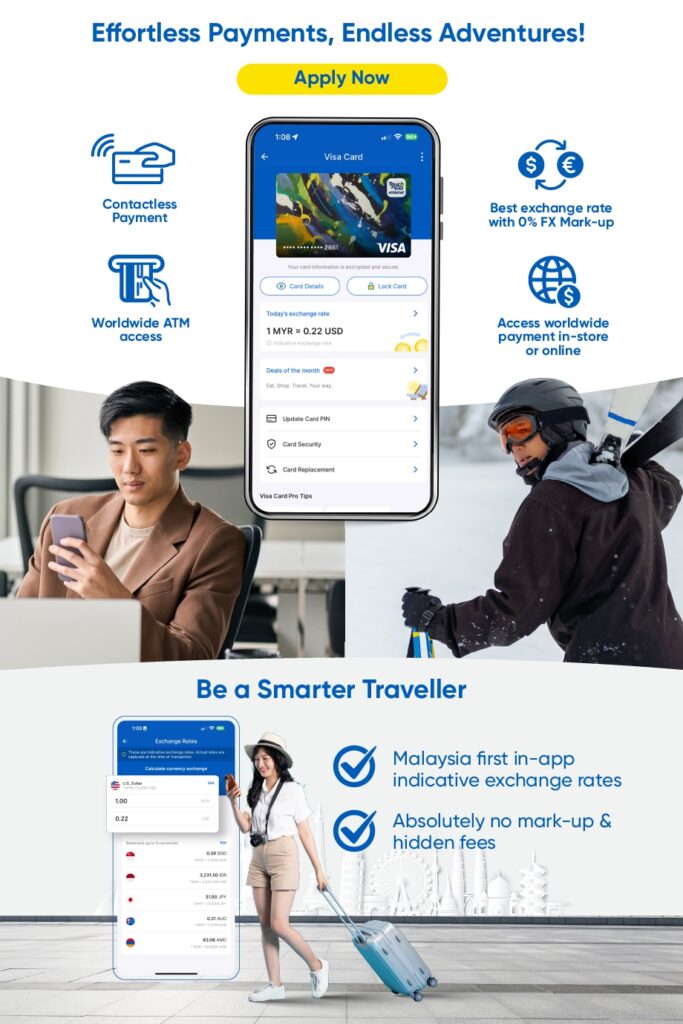 Kad Visa TNG eWallet tawarkan 'markup' 0% untuk transaksi luar negara ...