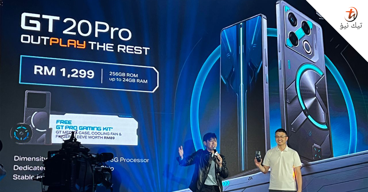 Infinix GT 20 Pro rasmi di Malaysia: Dimensity 8200 Ultimate, skrin ...