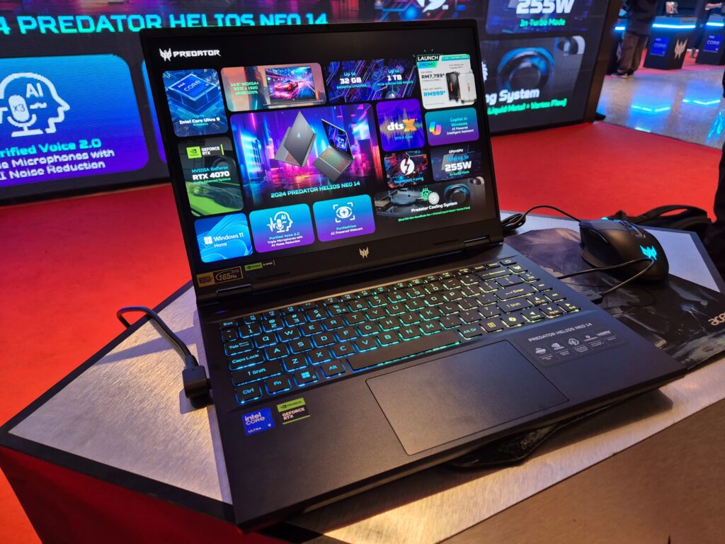 Predator Helios Neo 14 rasmi di Malaysia dengan Intel Core Ultra 9 ...
