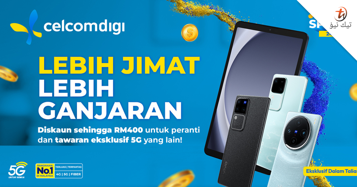 CelcomDigi tawarkan internet 1TB pada harga RM15 dan banyak lagi ...