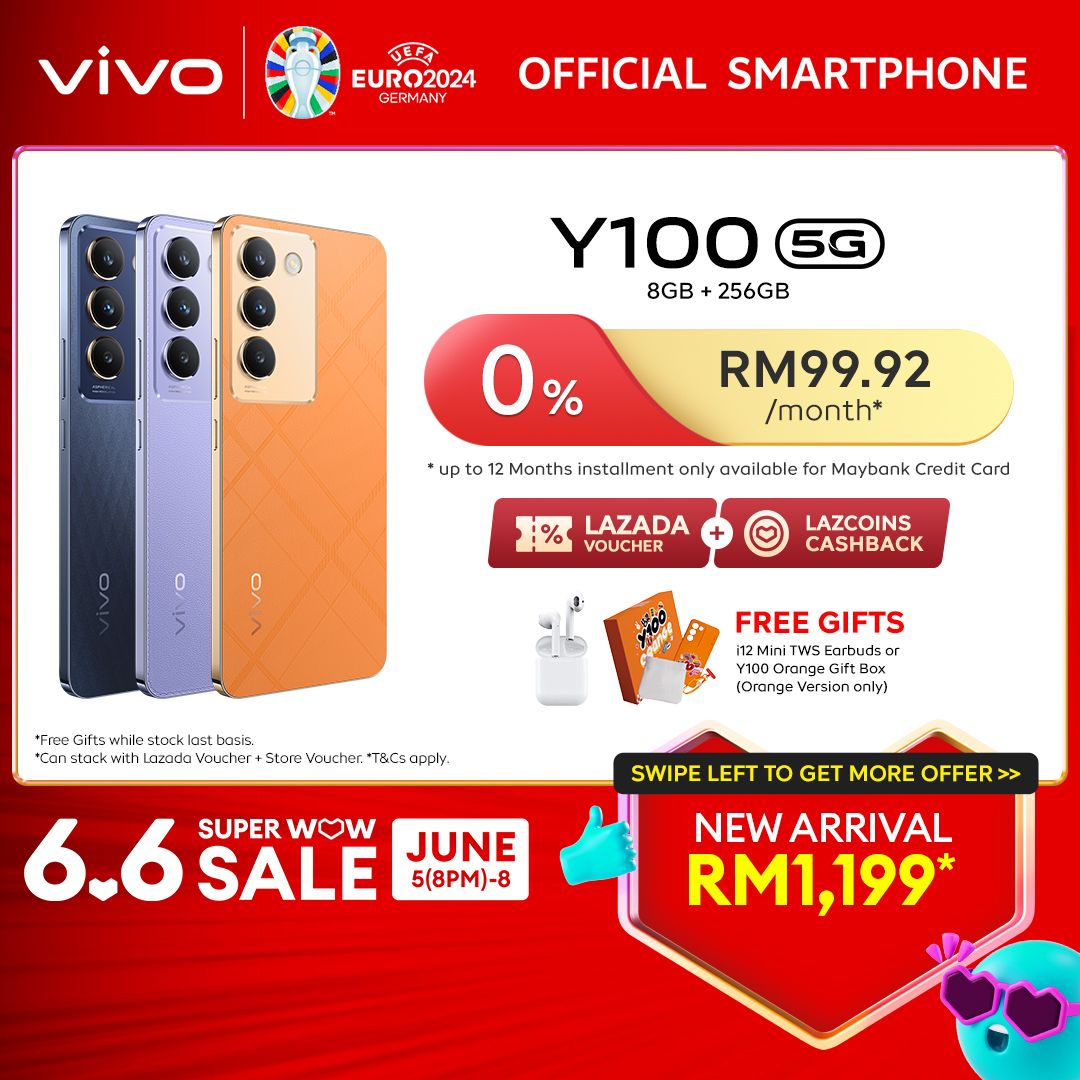 vivo Malaysia anjurkan promosi 6.6 di Shopee dan Lazada, telefon serendah RM316 sahaja - TechNave BM