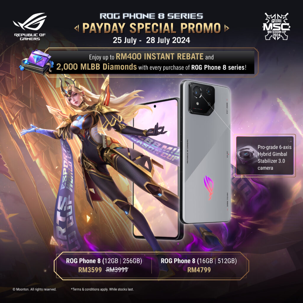 ASUS ROG Phone 8 kini dijual dengan potongan diskaun RM400 - TechNave BM