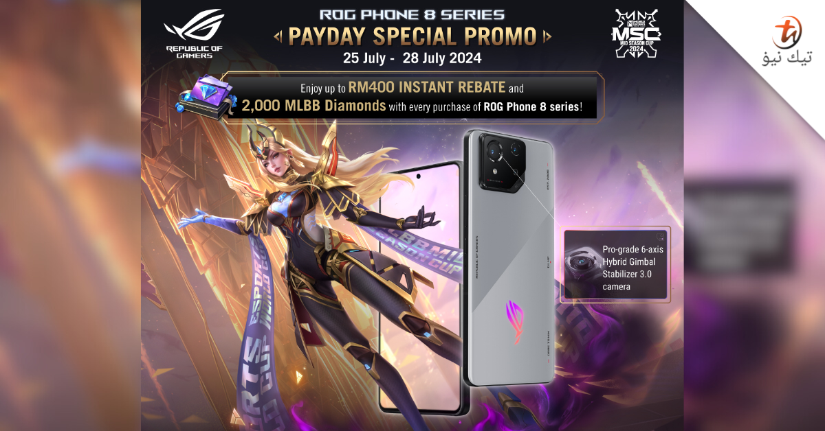 ASUS ROG Phone 8 kini dijual dengan potongan diskaun RM400 - TechNave BM