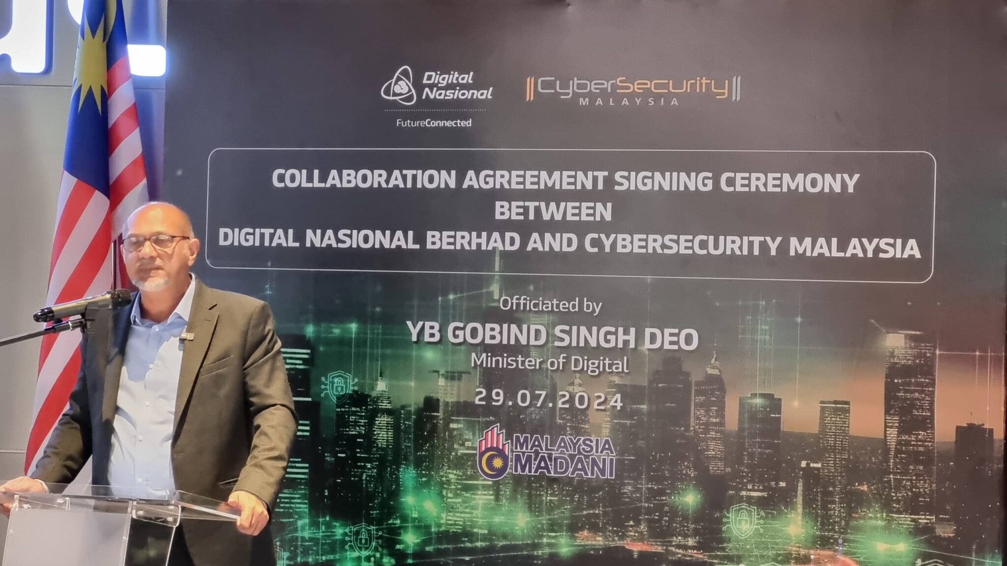 Digital Nasional Berhad umumkan kerjasama dengan CyberSecurity Malaysia ...