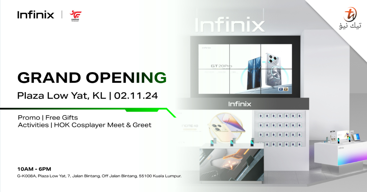 Infinix Malaysia akan buka kedai fizikalnya yang pertama pada 2 ...