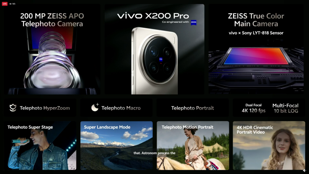 Siri vivo X200 rasmi di Malaysia dengan Dimensity 9400, kamera Zeiss T* dan cip pengimejan vivo ...