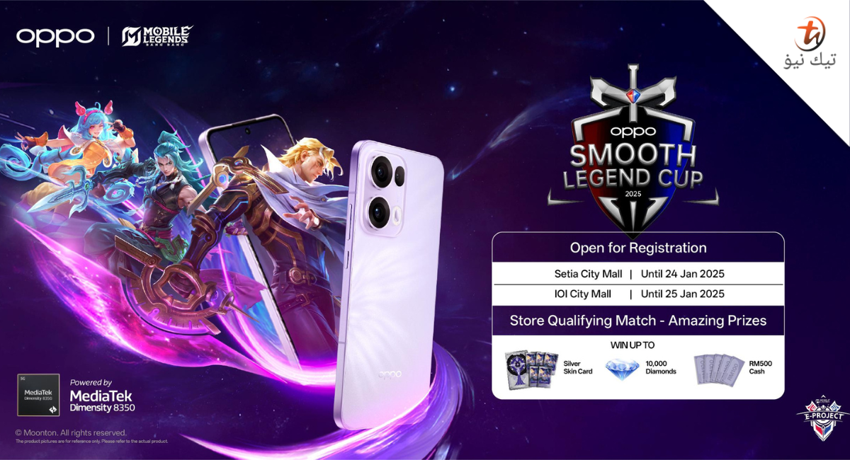 MLBB x OPPO Smooth Legend Cup 2025 tawarkan hadiah wang tunai sehinga ...