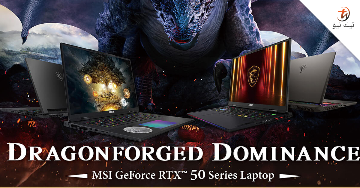 Tempahan komputer riba "gaming" MSI RTX 50 Series kini dibuka, harga ...