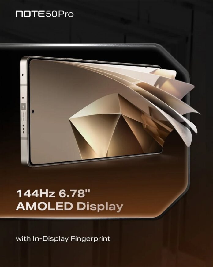 Infinix Note 50 dan Note 50 Pro tiba dengan skrin AMOLED 144Hz, Infinix ...