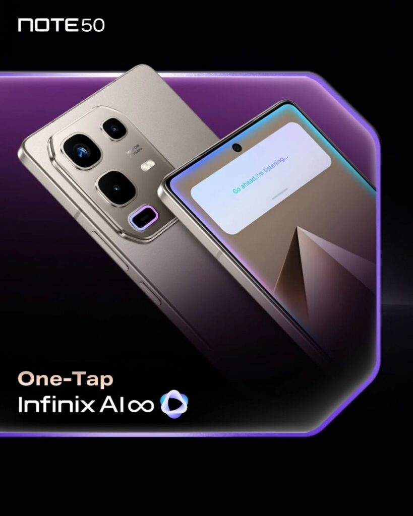 Infinix Note 50 dan Note 50 Pro tiba dengan skrin AMOLED 144Hz, Infinix AI bermula ~RM733 ...
