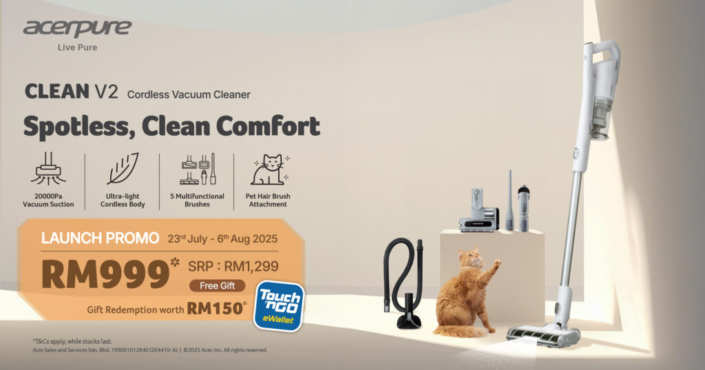 Acerpure perkenalkan CLEAN V2 dan COZY HF1, pembersih hampagas dan ...
