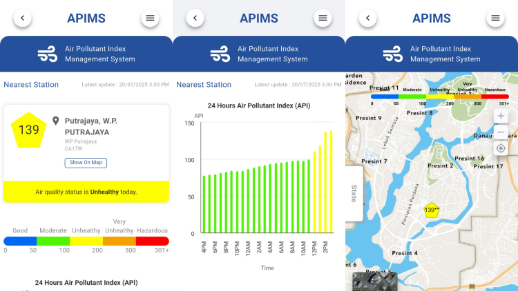 Ini cara untuk semak jerebu di Malaysia secara dalam talian pada 2025 ...