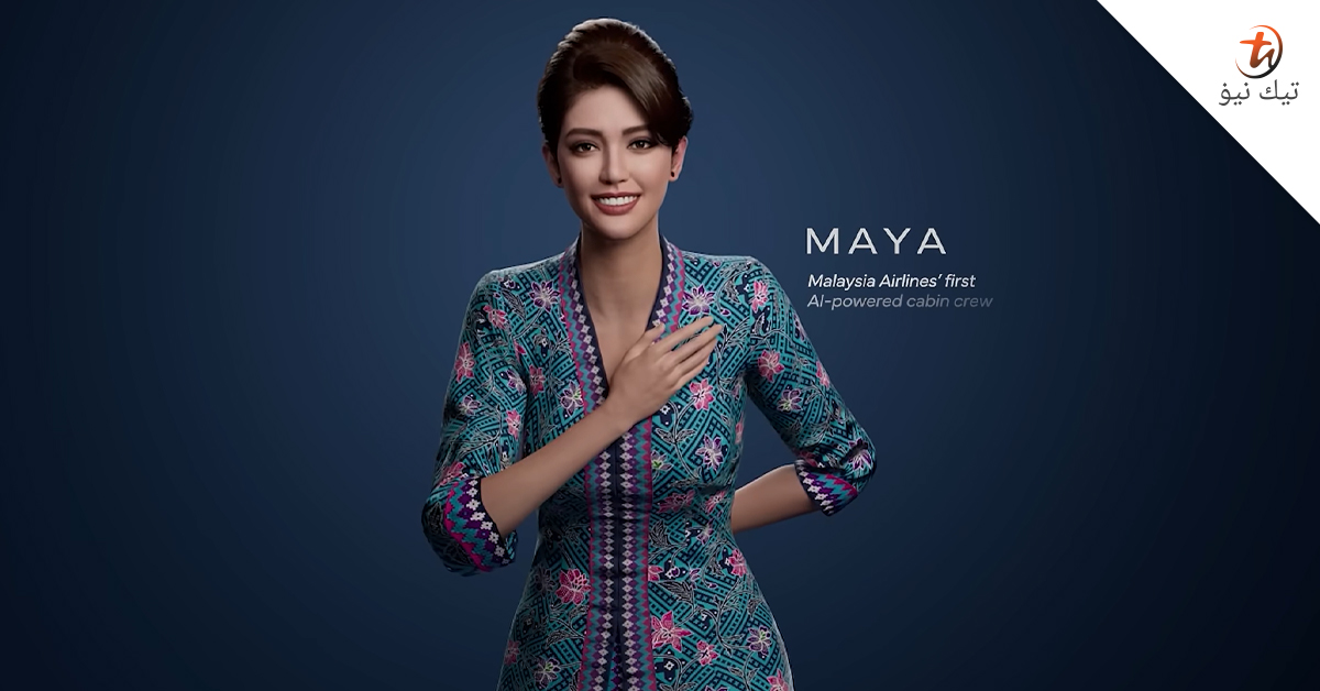 Malaysia Airlines perkenal MAYA, kru kabin digital AI pertama di Asia Pasifik - TechNave BM