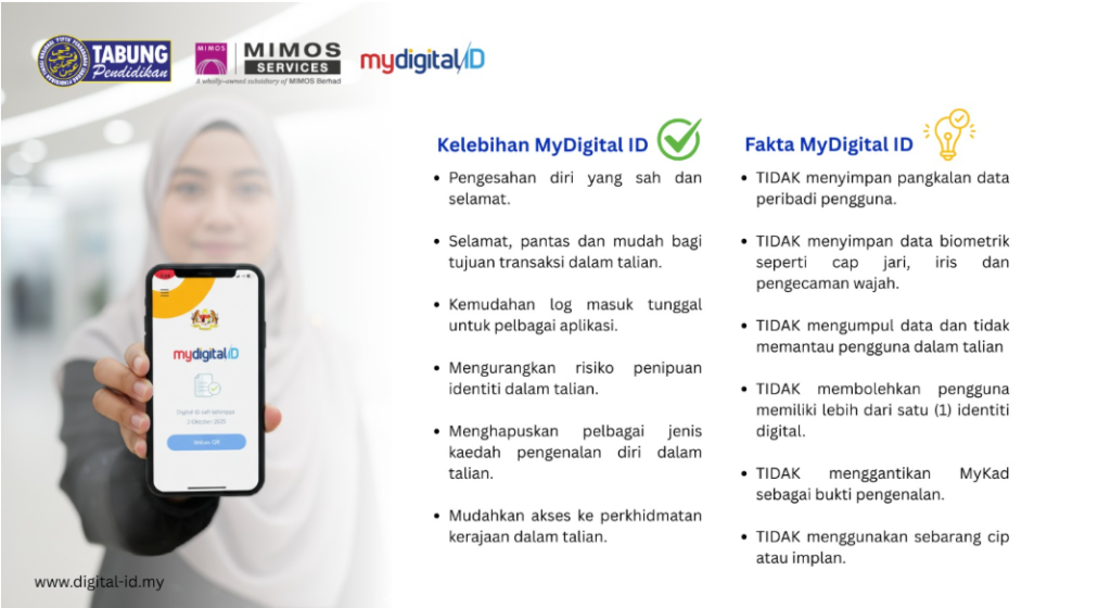 Aplikasi myPTPTN kini disepadukan dengan MyDigital ID untuk log masuk ...