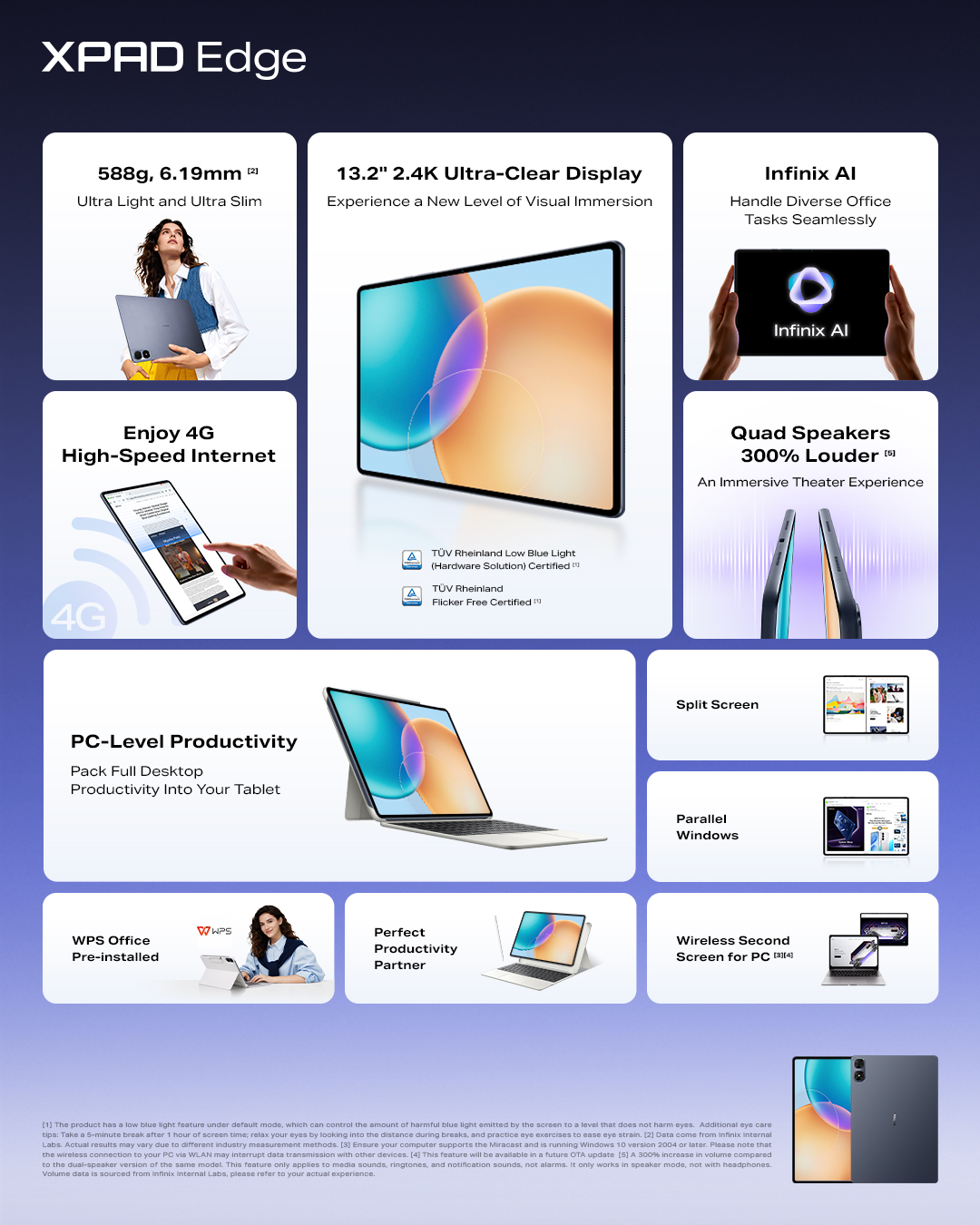 Infinix XPAD Edge dilancar di Malaysia: Skrin FHD+ 13.2" dan RAM 16GB ...