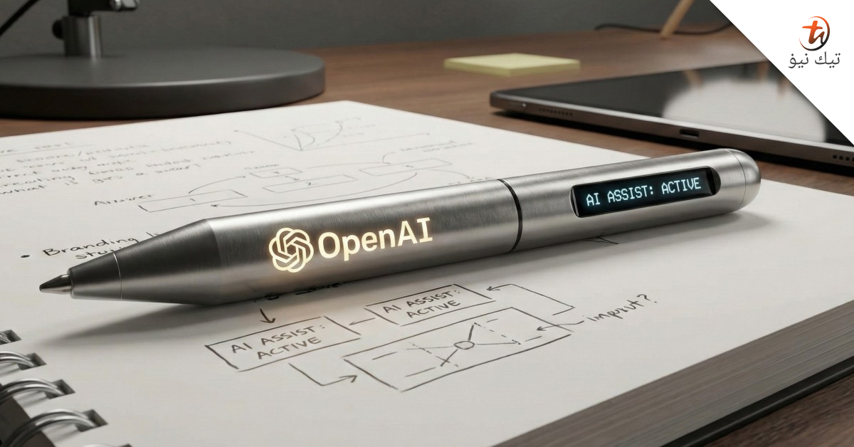 OpenAI sedang bangunkan pen AI pertama direka oleh Jony Ive - TechNave BM